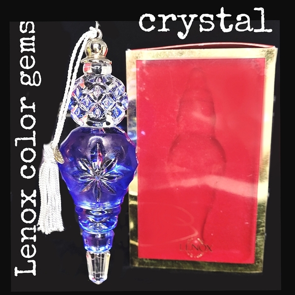 Lenox | Holiday | Vintage Lead Crystal Lenox Color Gems Light Reflector ...